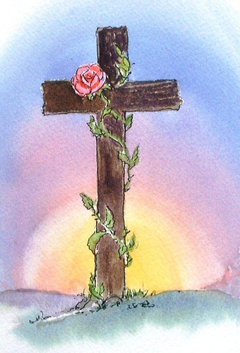 The Rose on the Cross | dixie sampier, artist